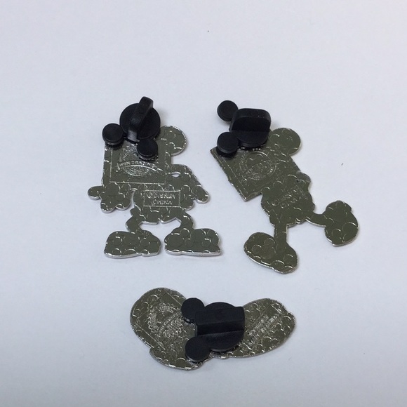 Disney | Jewelry | 3 Mickey Mouse Disney Pins | Poshmark